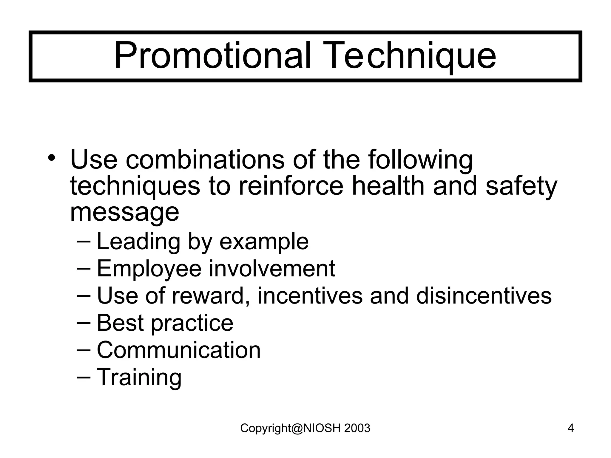 6-OSH Promotion Training & Communication.ppt