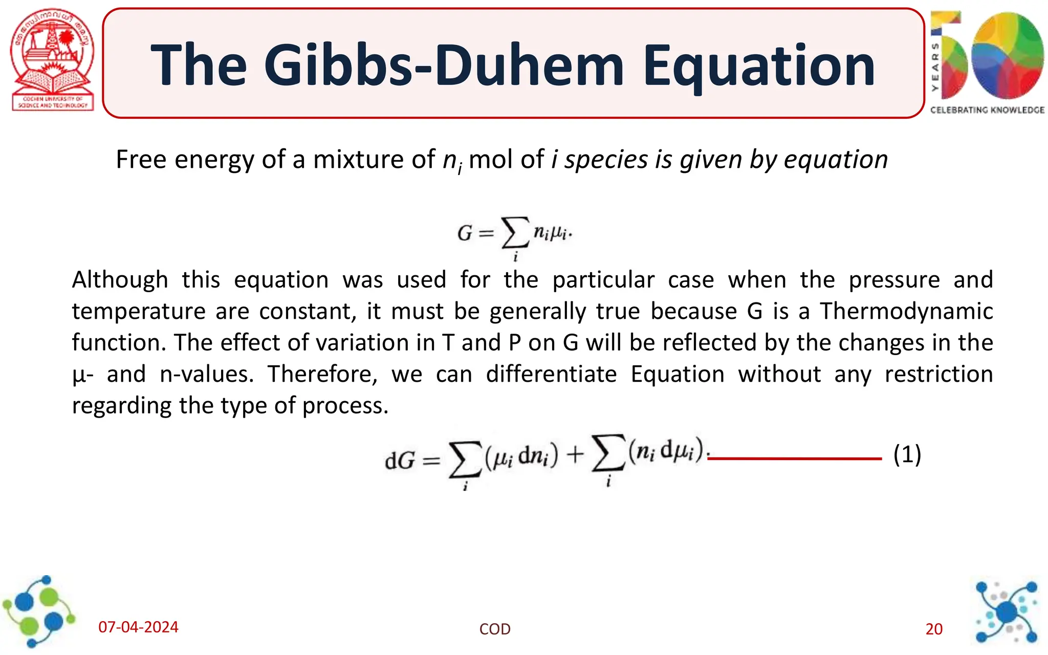 6-Partial Molar Quantities-Gibbs Duhem Equation- Duhem Marghules Equation.pdf