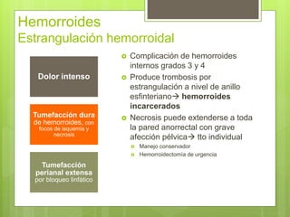 patologia anorectal benigna | PPTX