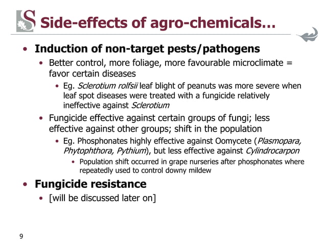 Chemical Control of pathogens ( plant disease management) | PPT