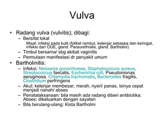 6.penyakit infeksi dan radang organ genital | PPT