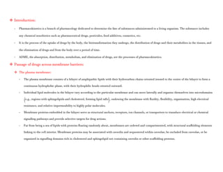 Pharmacokinetics (ADME) | PDF