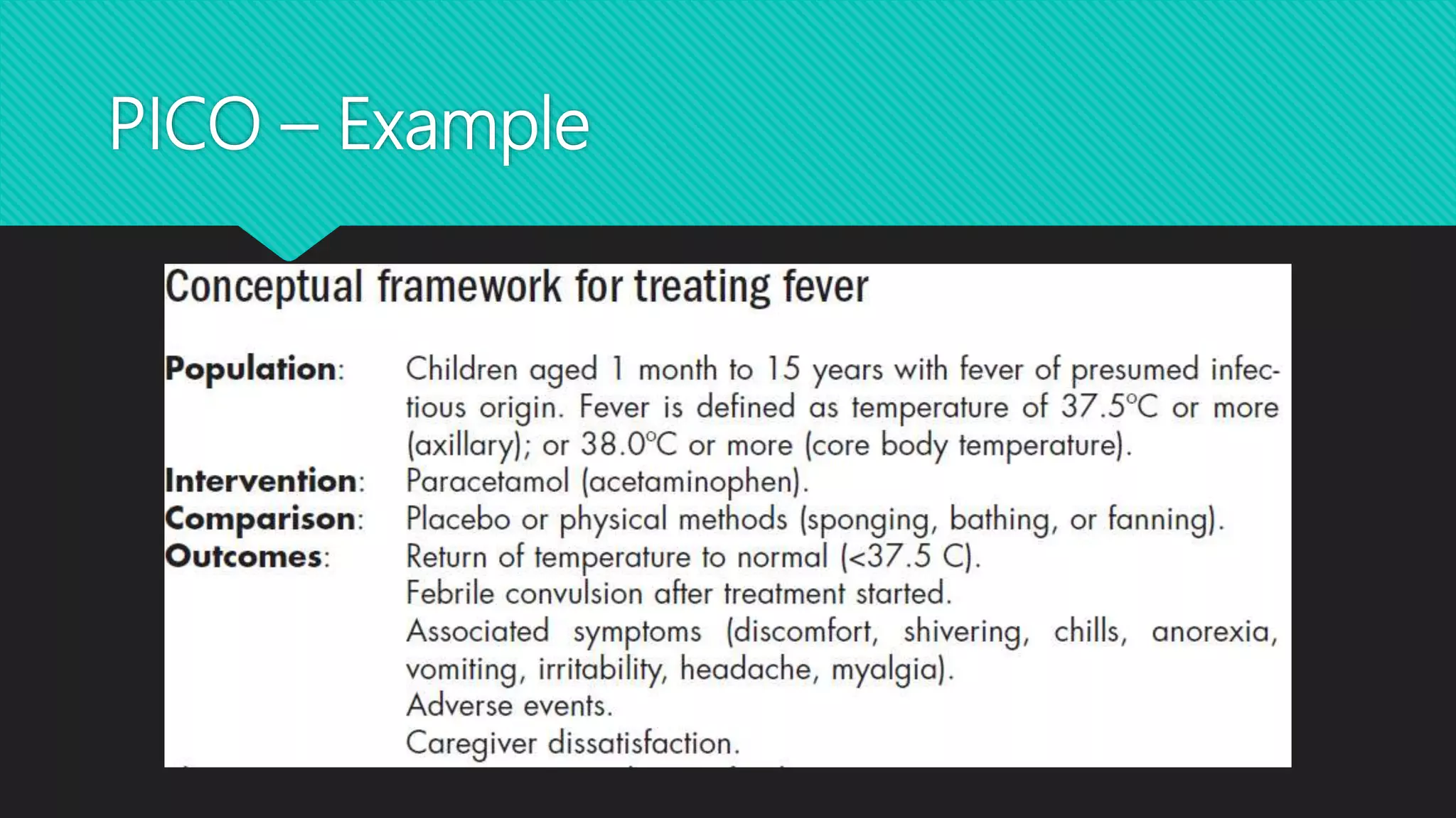 PICO in systematic literature review | PPTX | Medical Health
