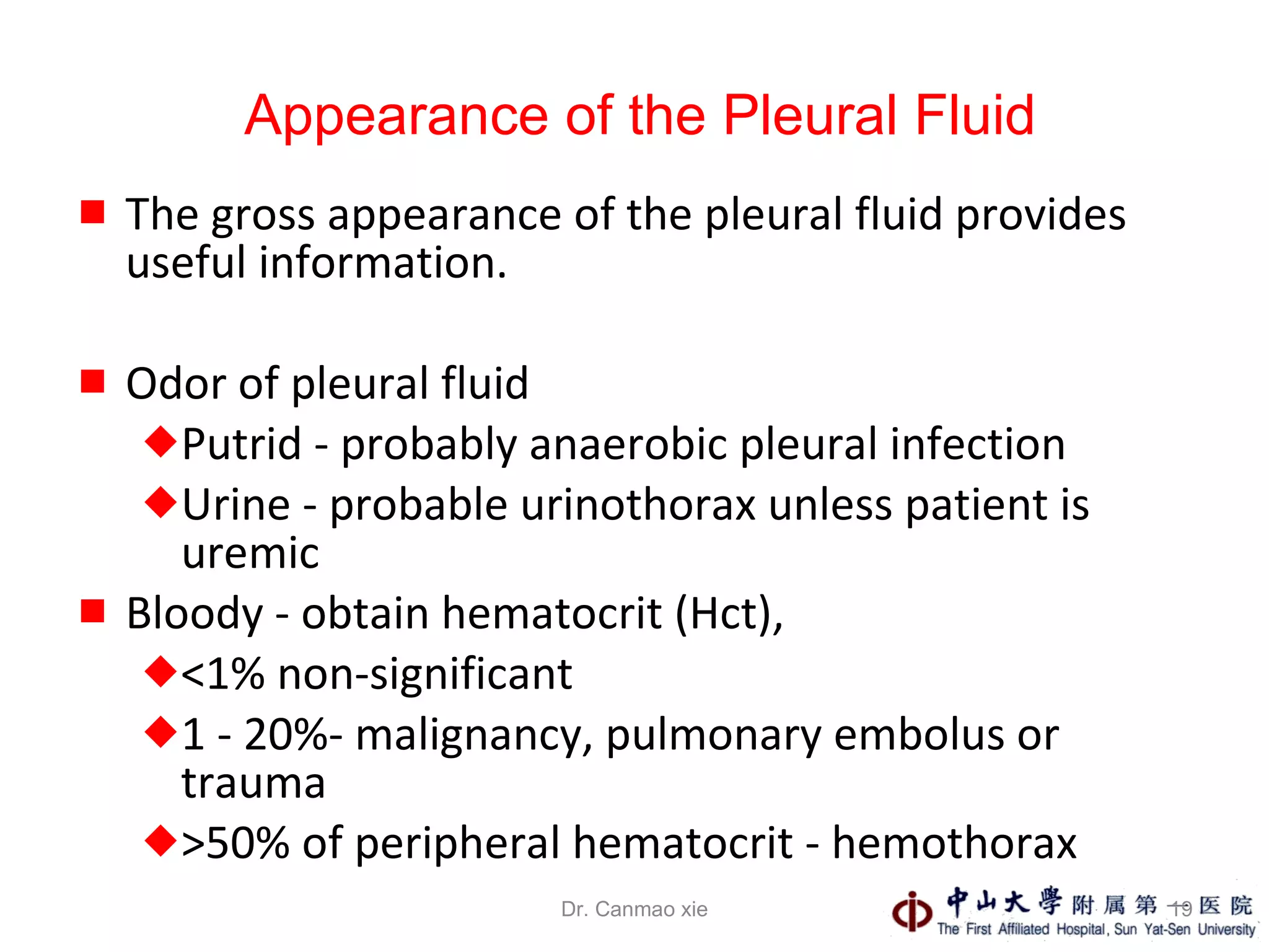 6.Pleural Effusions | PPT