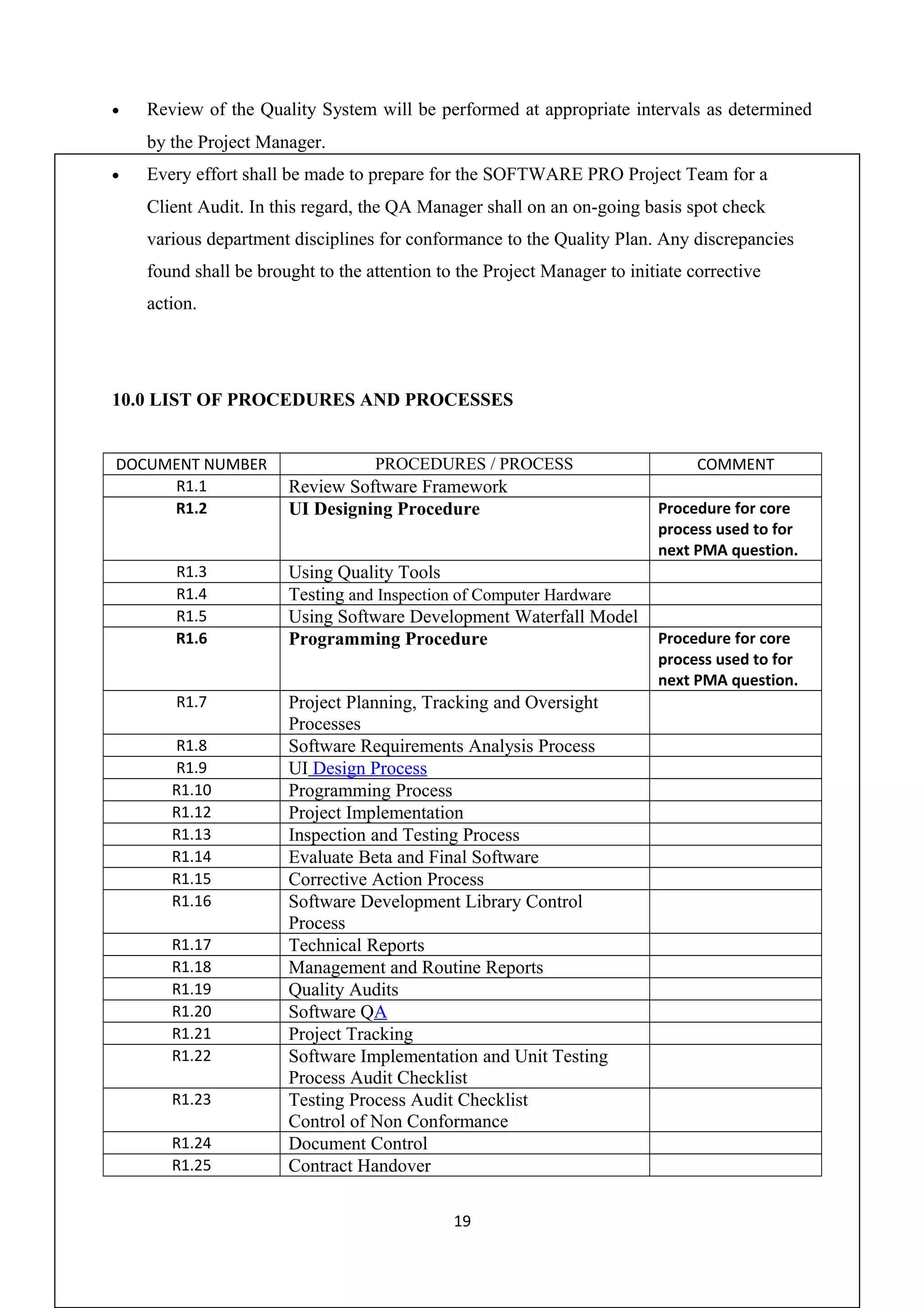 6 pma salehuddin - pqp & 3 core process procedures | PDF