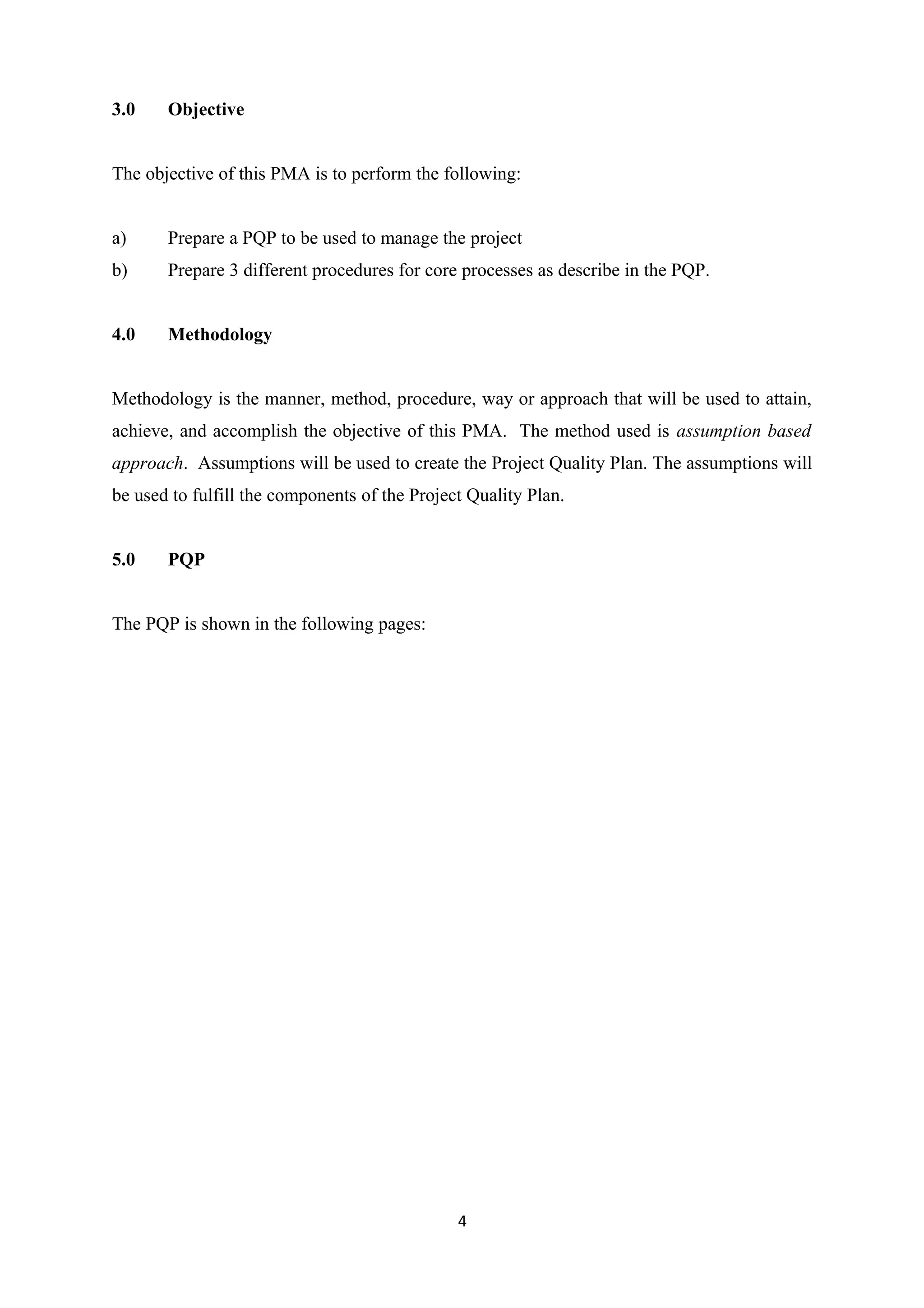 6 pma salehuddin - pqp & 3 core process procedures | PDF