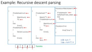 6-Practice Problems - LL(1) parser-16-05-2023.pptx