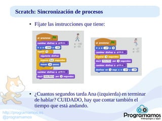 Scratch en primaria 6: Mensajes y eventos | PDF