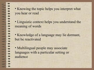 6. Principles About Language Acquisition | PPT