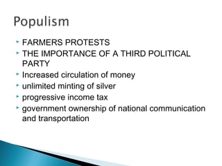 6. progressive era and populism | PPT