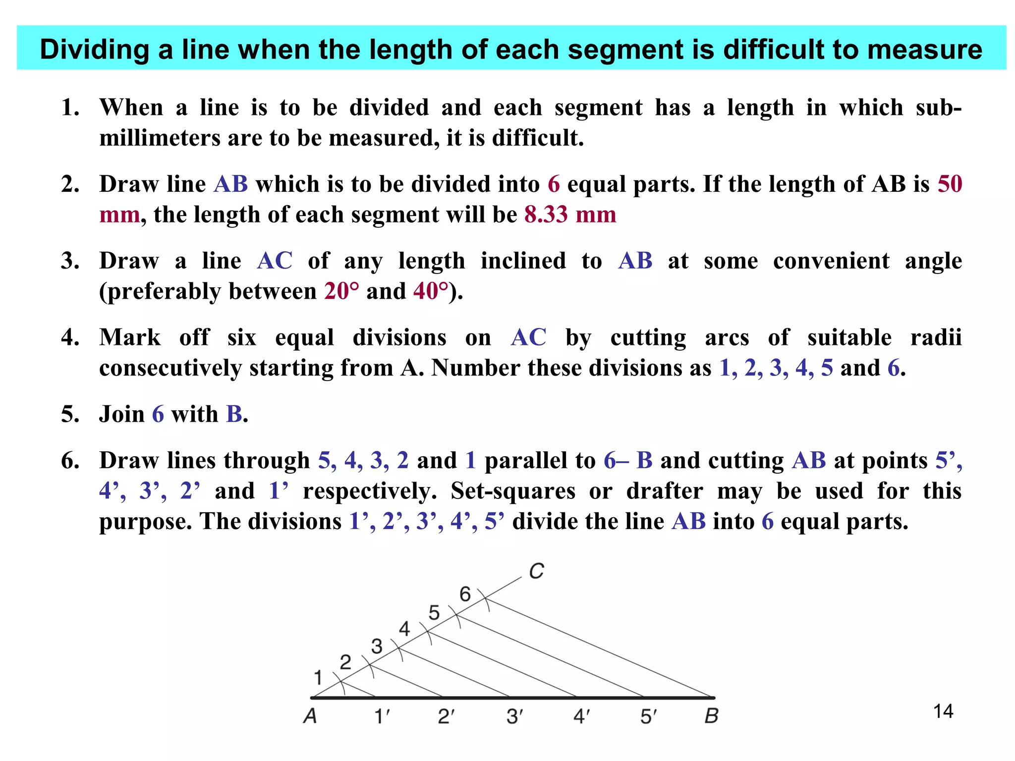 6 projections of lines, points, planes | PPT