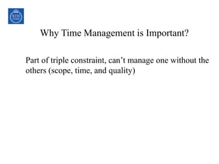Project Time Management | PPTX