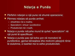 Projektimi i puneve - ligj 6 Mr.Driton Sylqa | PPT