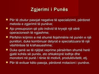 Projektimi i puneve - ligj 6 Mr.Driton Sylqa | PPT