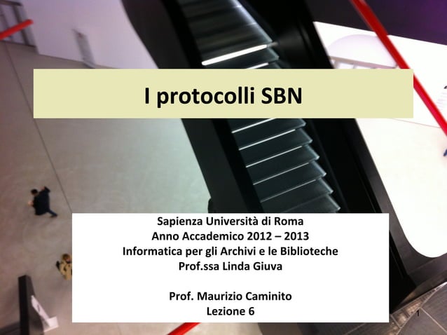 6. I protocolli SBN | PPT