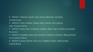 cross cultural understanding proxemics and | PPT