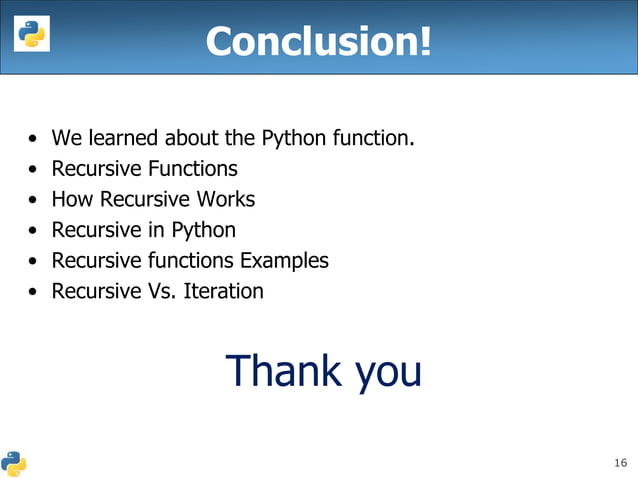 Python recursion | PDF