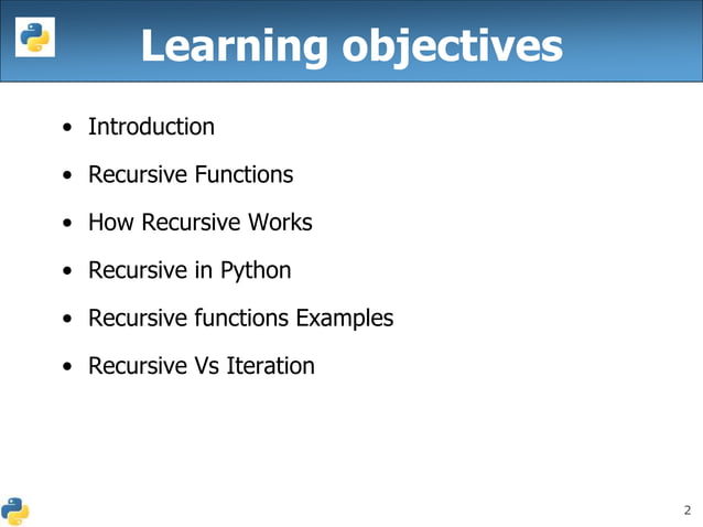 Python recursion | PDF