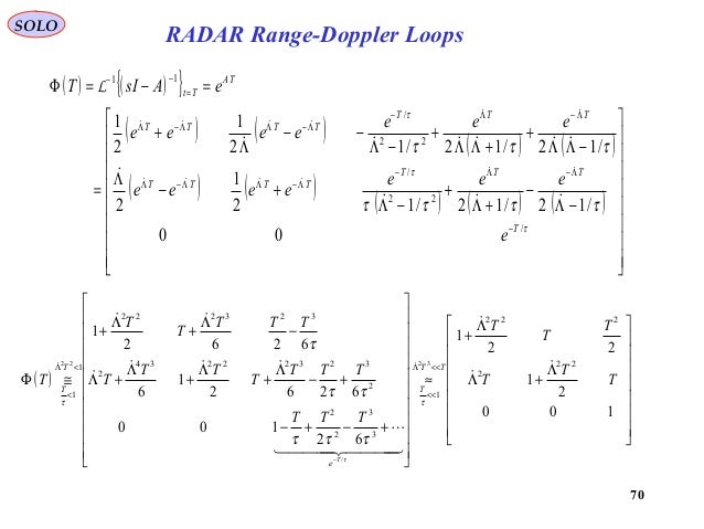 6 radar range-doppler-angular loops