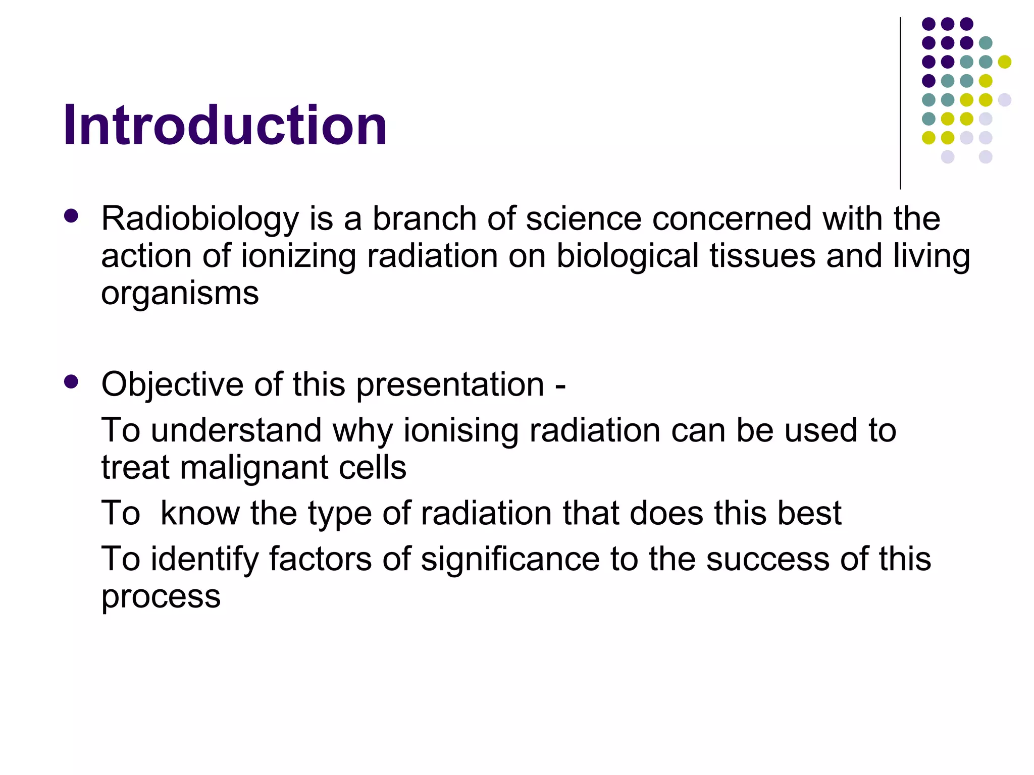 Radiobiology | PPT
