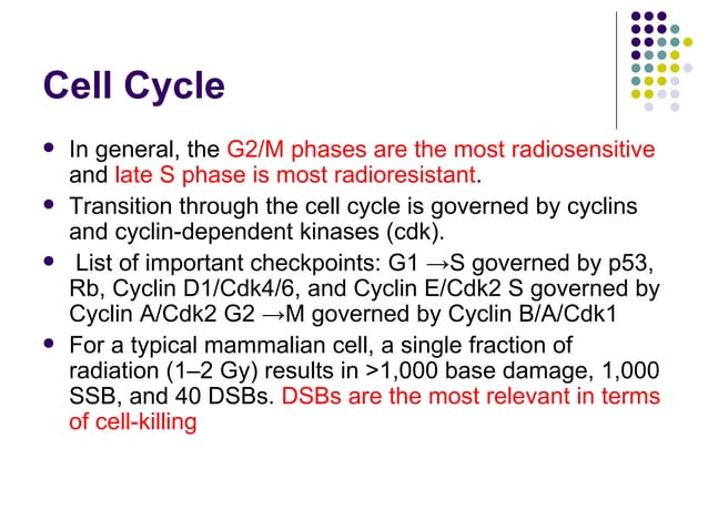 Radiobiology | PPT | Physics | Science