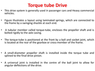 6 rear axle drives | PPTX
