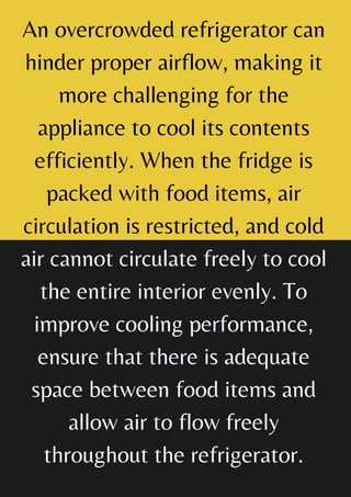 6 Reasons Why Your Refrigerator Takes a Long Time to Cool | PDF | Home ...