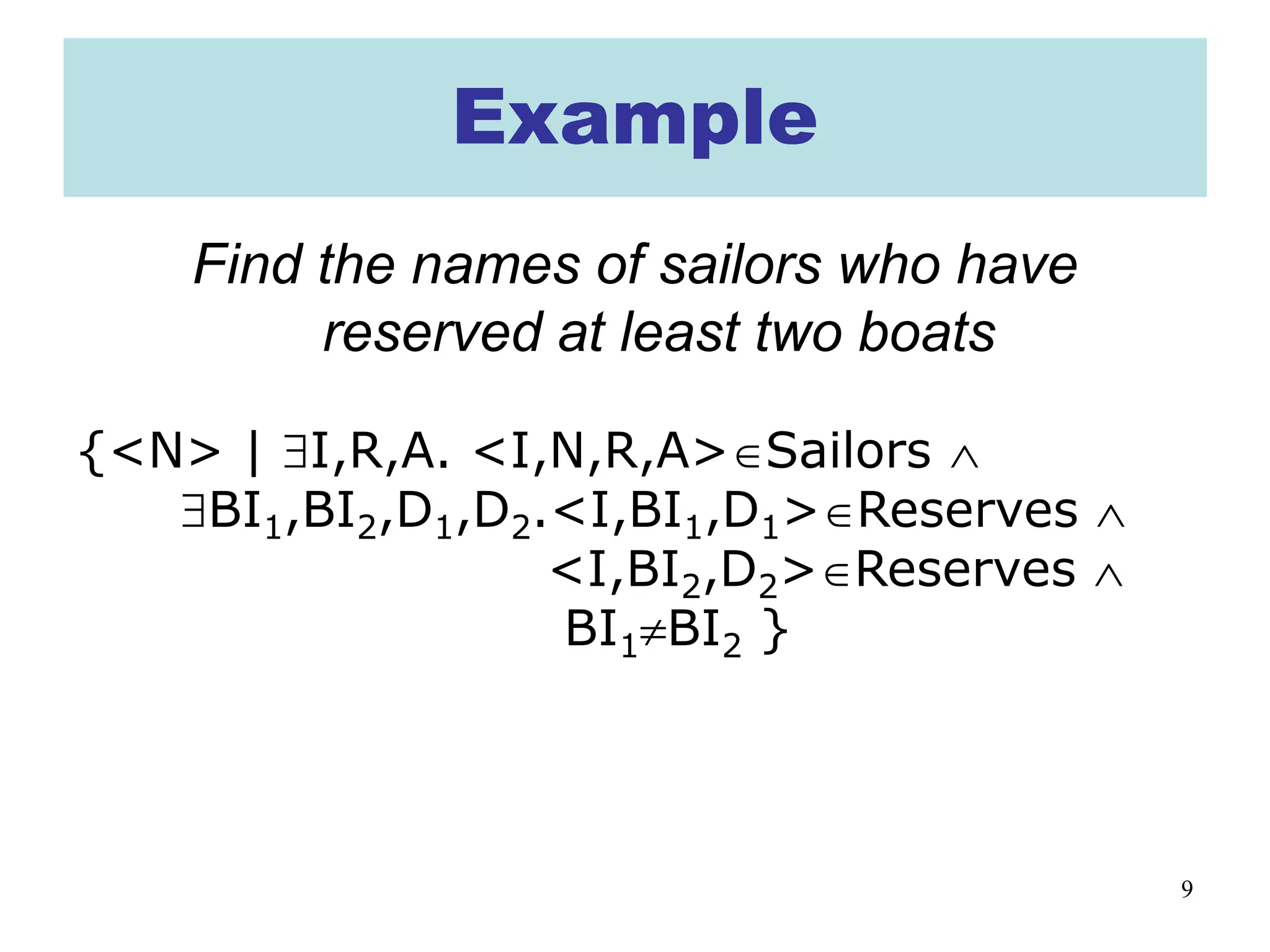 6 Relational Calculus Pdf