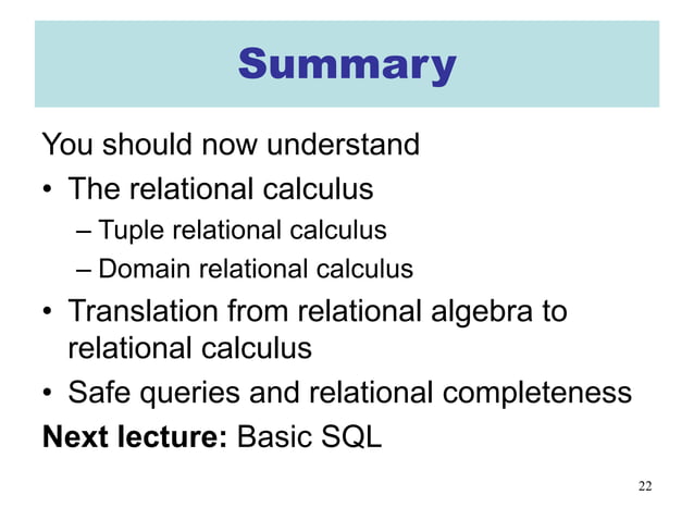 6 Relational Calculus Pdf