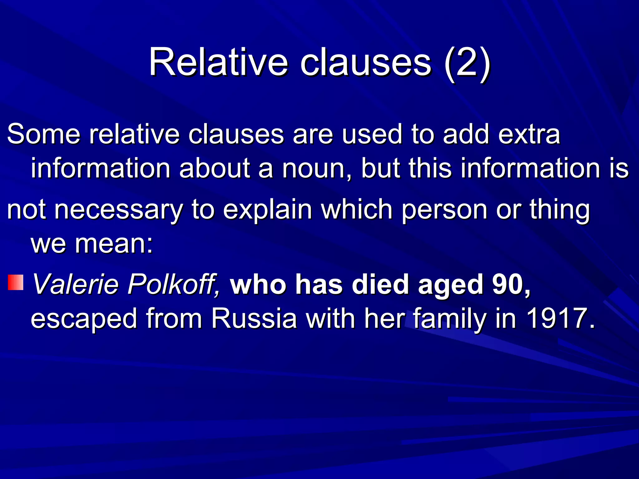 6 relative clause | PPT