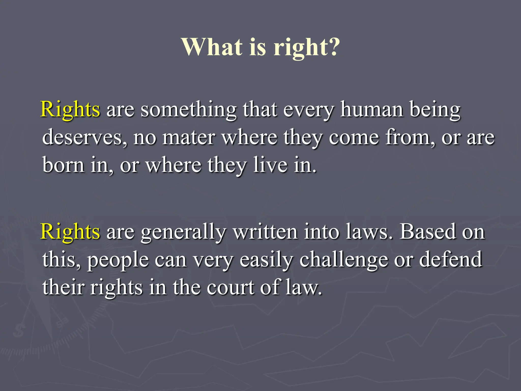 6-Rights-and-duties.ppt prepared for law student | PPT