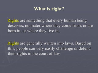 6-Rights-and-duties.ppt prepared for law student | PPT