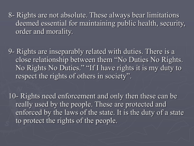 6-Rights-and-duties.ppt prepared for law student | PPT | Law