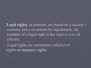 6-Rights-and-duties.ppt prepared for law student | PPT