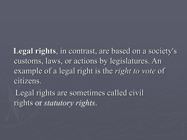 6-Rights-and-duties.ppt prepared for law student | PPT | Law