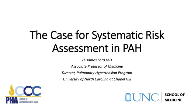 The Case for Systematic Risk Assessment in PAH.pptx