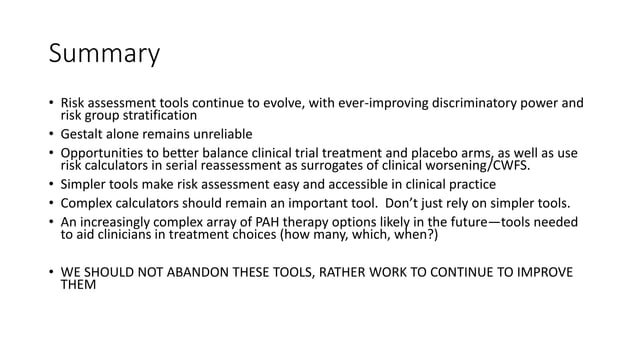 The Case for Systematic Risk Assessment in PAH.pptx