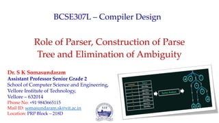 6-Role of Parser, Construction of Parse Tree and Elimination of Ambiguity-06-05-2023.pptx