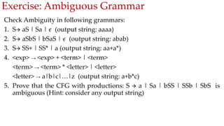 6-Role of Parser, Construction of Parse Tree and Elimination of Ambiguity-06-05-2023.pptx
