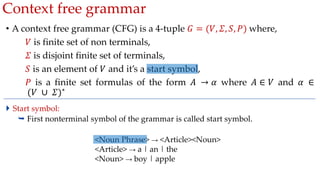 6-Role of Parser, Construction of Parse Tree and Elimination of ...