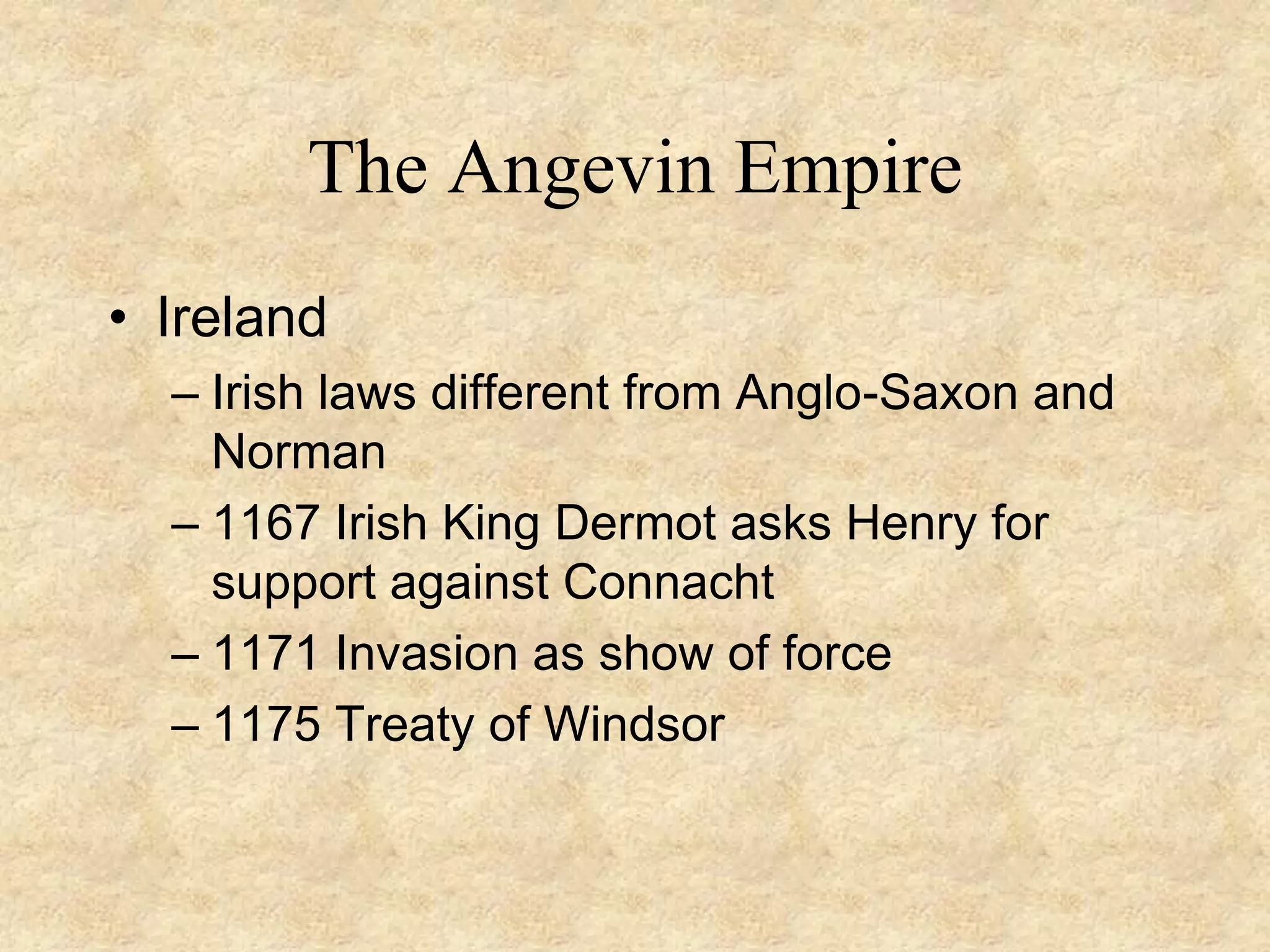 6. S2013 Henry II and the Angevin Empire | PPTX