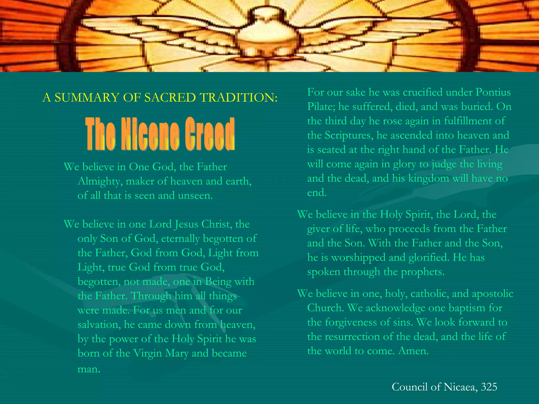 6. sacred tradition | PPT