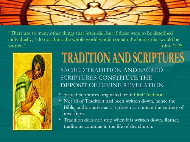 6. sacred tradition | PPT | Christianity | Religion & Spirituality