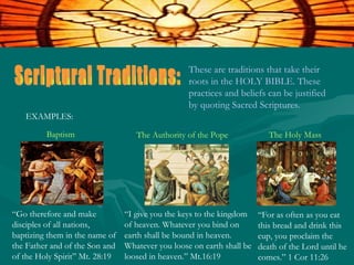 6. sacred tradition | PPT