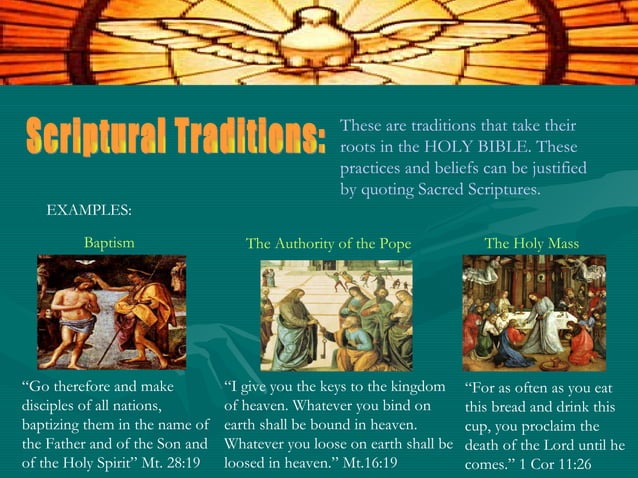6. sacred tradition | PPT | Christianity | Religion & Spirituality