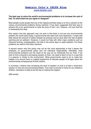 6 sample-essays-dcielts | PDF | Home Improvement | Home & Garden