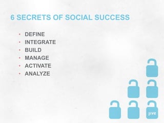 6 Secrets to Social Success | PPTX