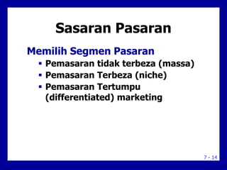 6. Segmentasi pasaran, sasaran & pemposisian pasaran | PPTX
