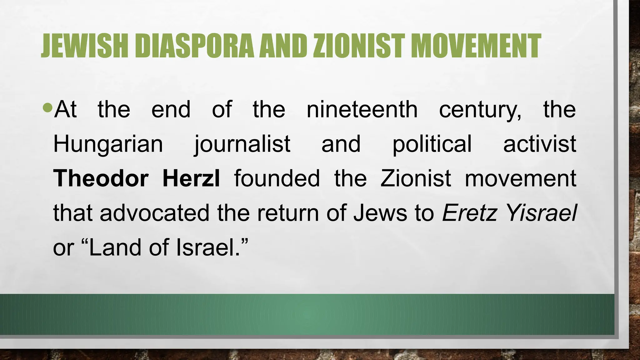 6 - Selected issues in judaism for IWRBS | PPTX