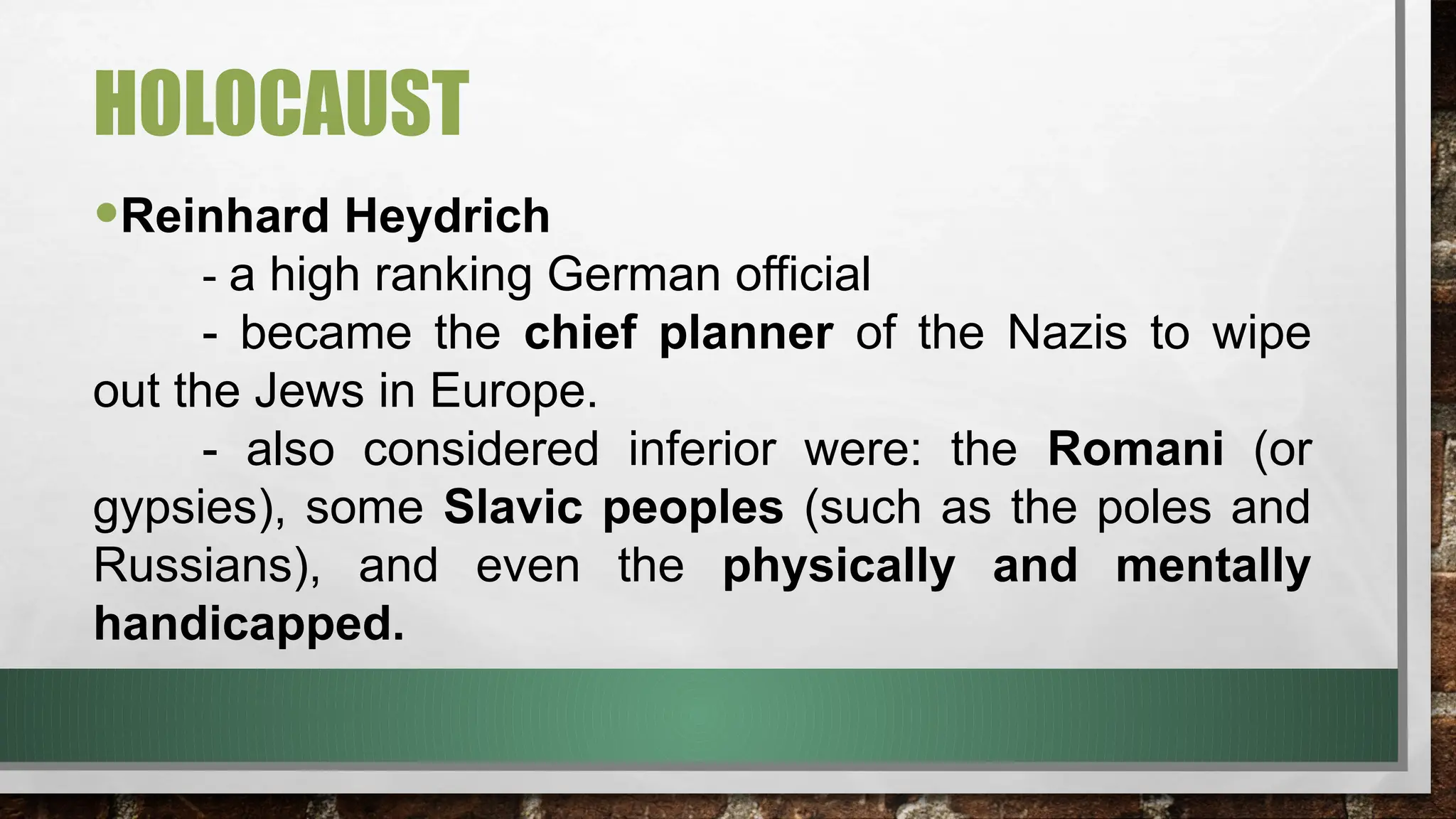 6 - Selected issues in judaism for IWRBS | PPTX